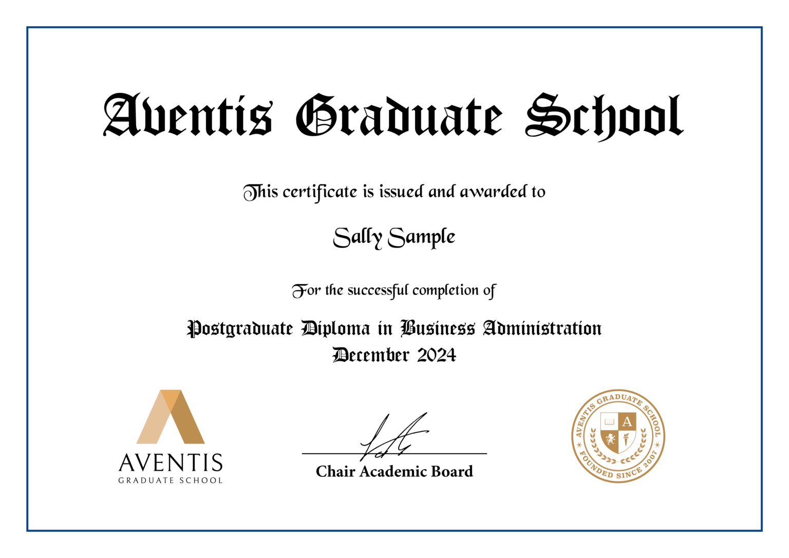 Part-Time Graduate Diploma In Business Administration
