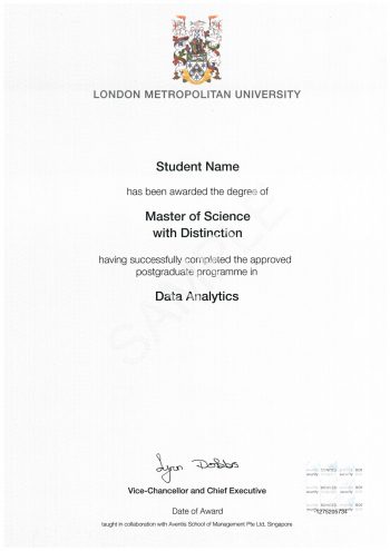 Masters in Data Analytics